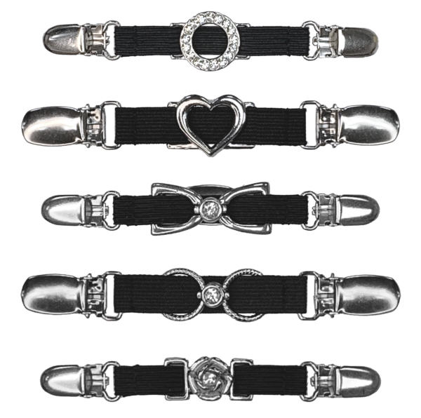 Dress Clips – Elastic Rhinestone Style For Sweater Clips, and Shawl ...