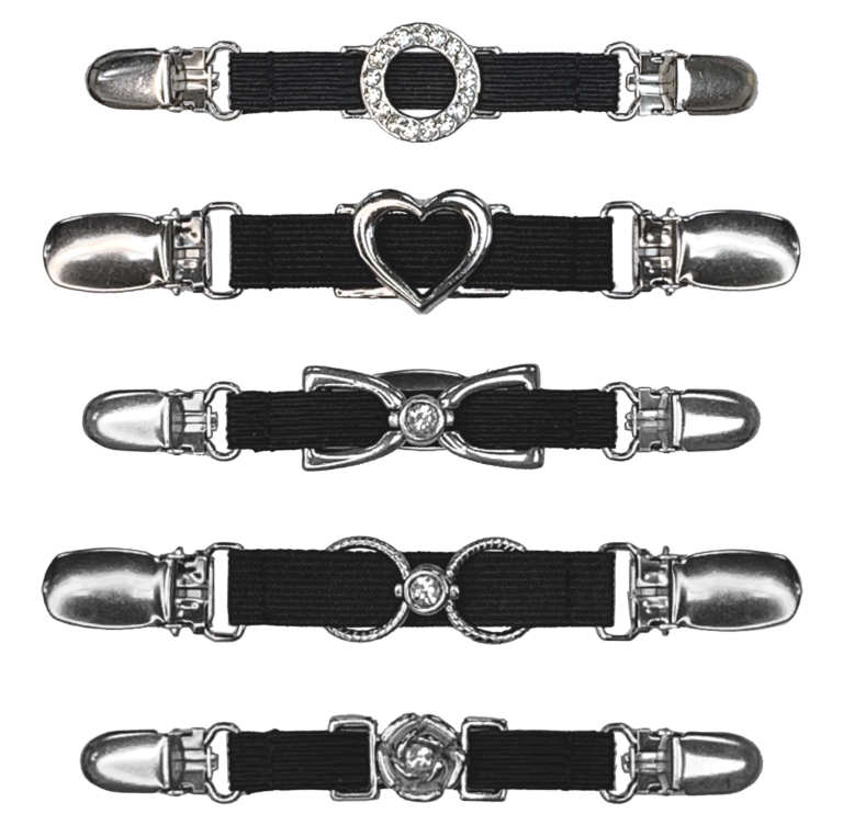 Dress Clips – Elastic Rhinestone Style For Sweater Clips, and Shawl ...